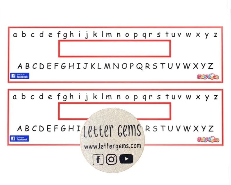 FREE! ALPHABET STRIP — LETTER GEMS - EDUCATIONAL PRODUCTS AND SERVICES