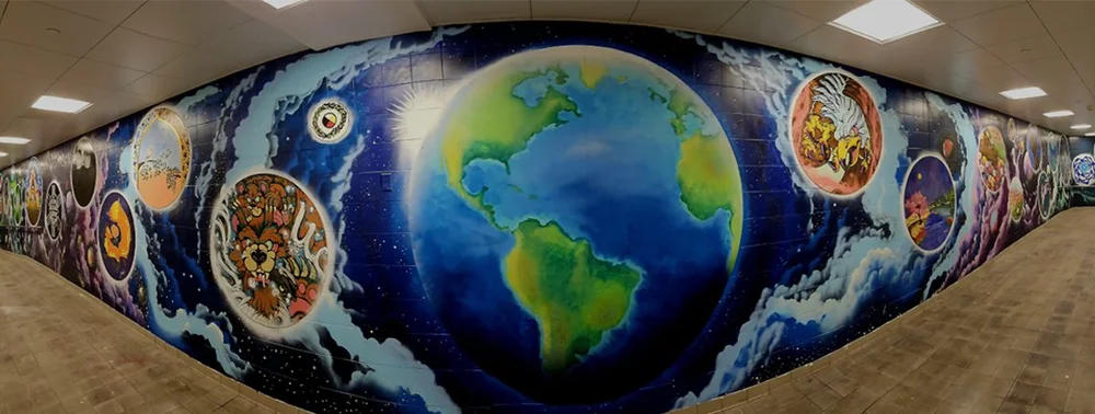 YEG Dignity Mural — Roger Garcia illustration