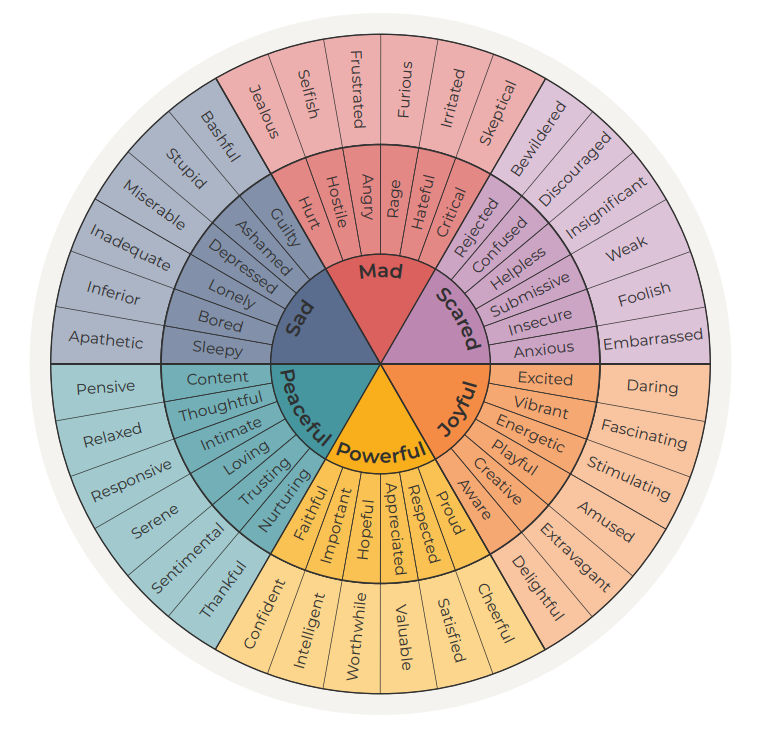 How To Use The Emotion Wheel To Better Understand Your Feelings — Resilient Middle Georgia