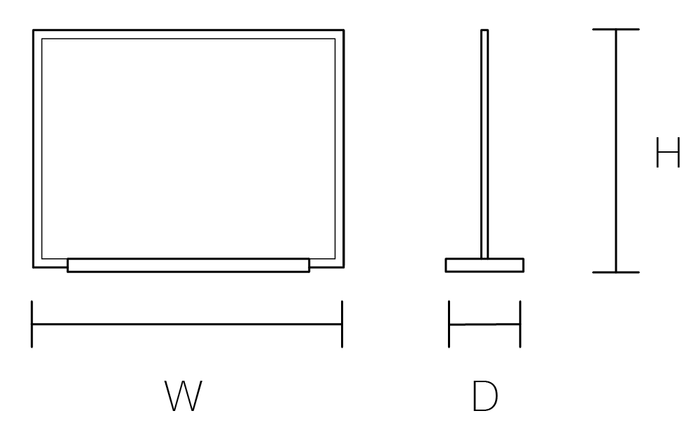 TABLETOP PARTITION - PURETÉ SYSTEM