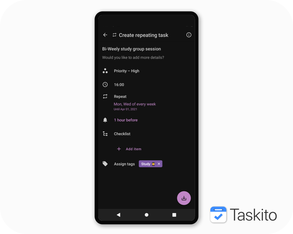 Daily, Weekly, Monthly recurring tasks with Taskito