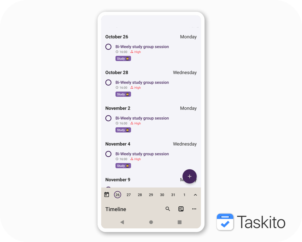 Daily, Weekly, Monthly recurring tasks with Taskito