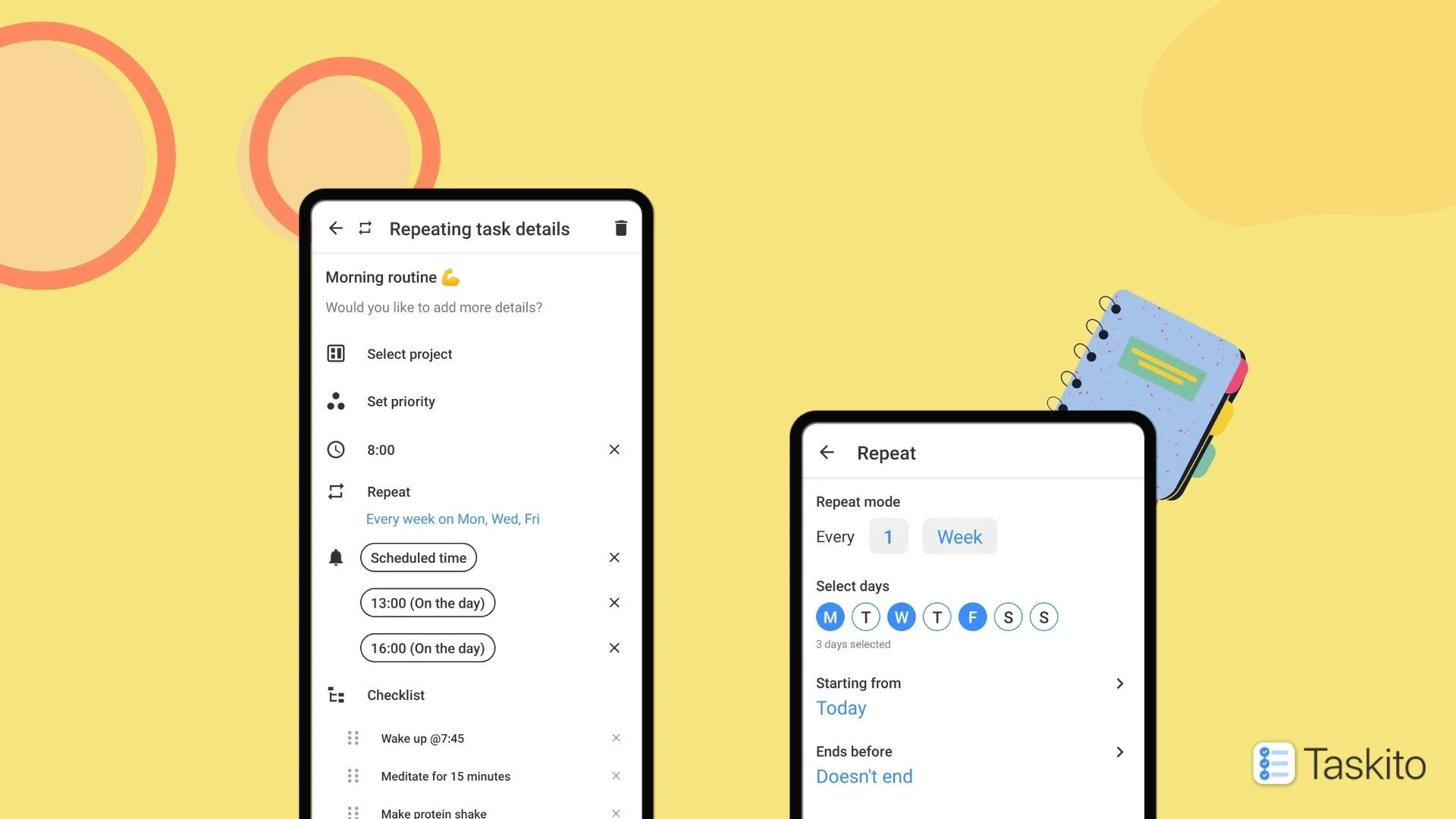 Daily To-Do List Planner with Taskito