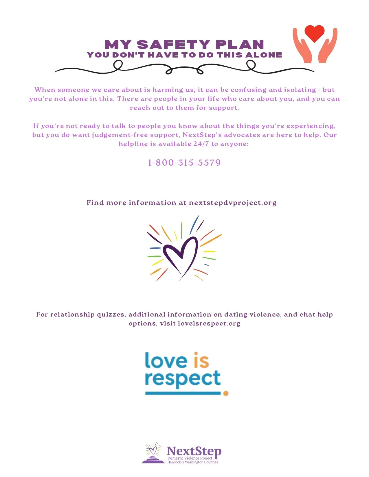 My Safety Plan — NextStep DV Project