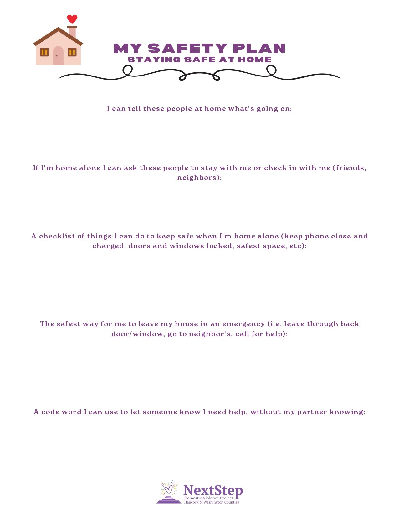 My Safety Plan — NextStep DV Project