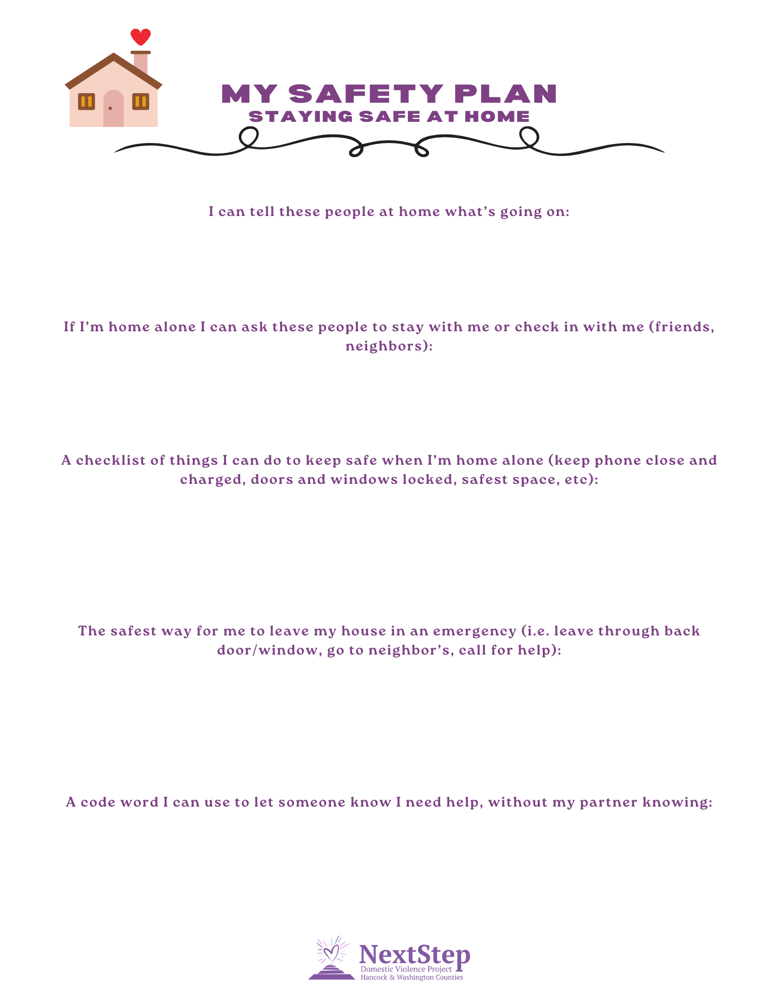 My Safety Plan — NextStep Domestic Violence Project