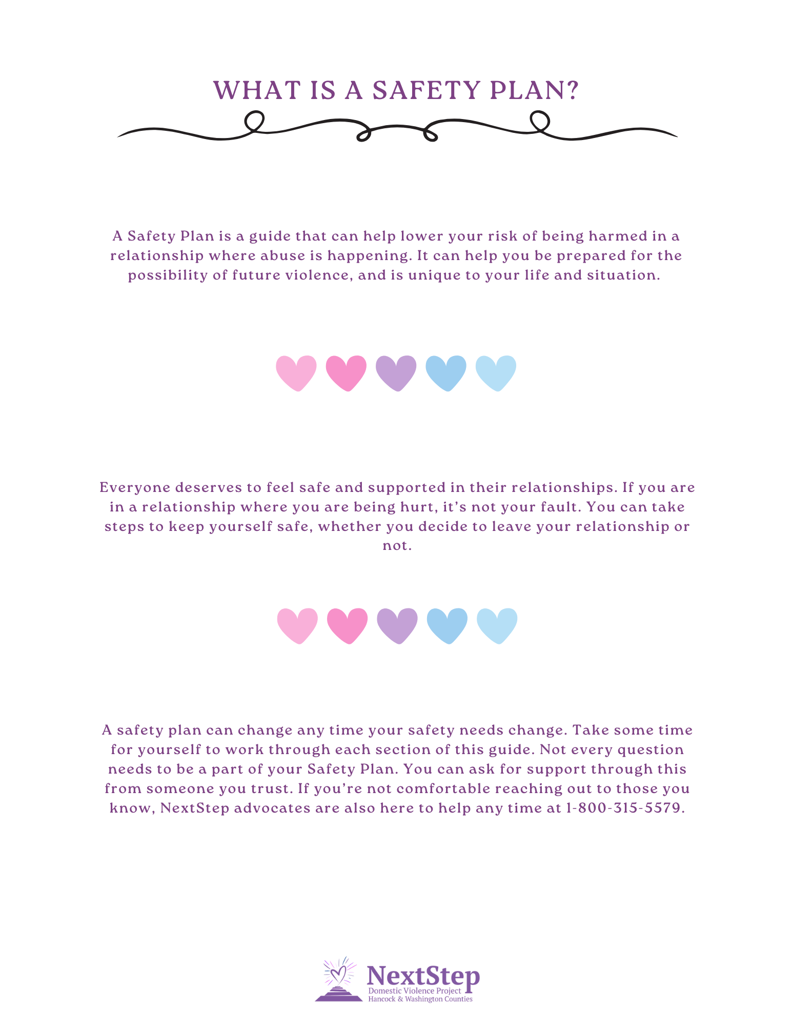 My Safety Plan — NextStep Domestic Violence Project