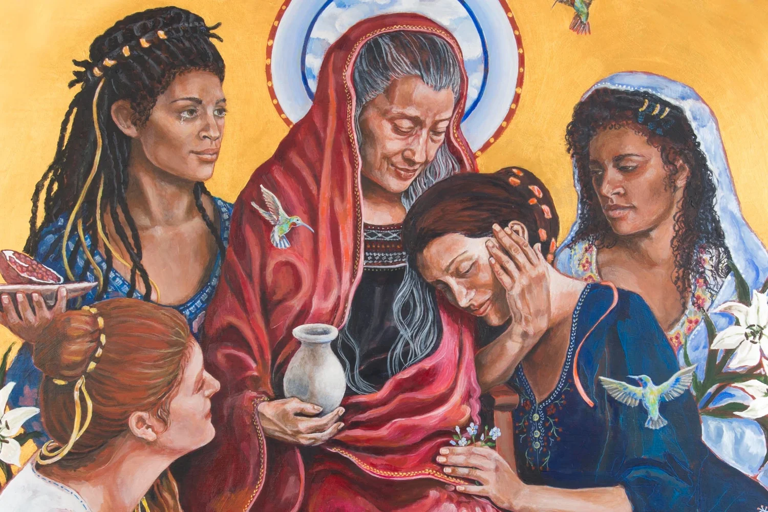 Showcasing Sue Ellen Parkinson's paintings of the Sacred Feminine ...