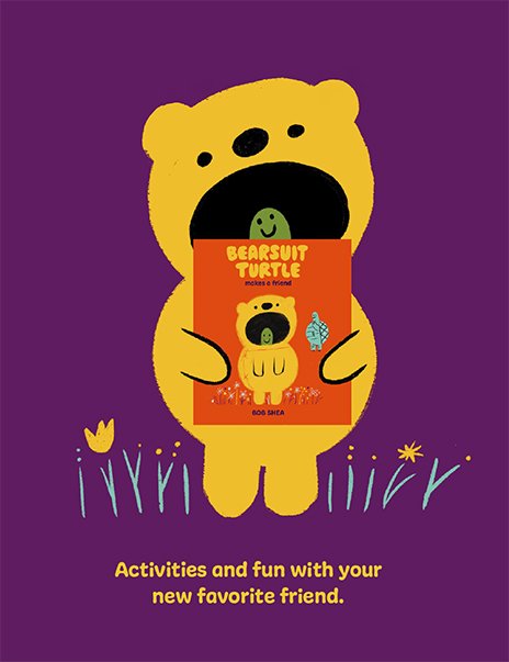 Bearsuit Turtle Activities and Fun — Bob Shea