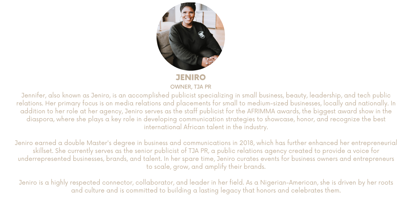 TJA PR - Full Service Public Relations Agency