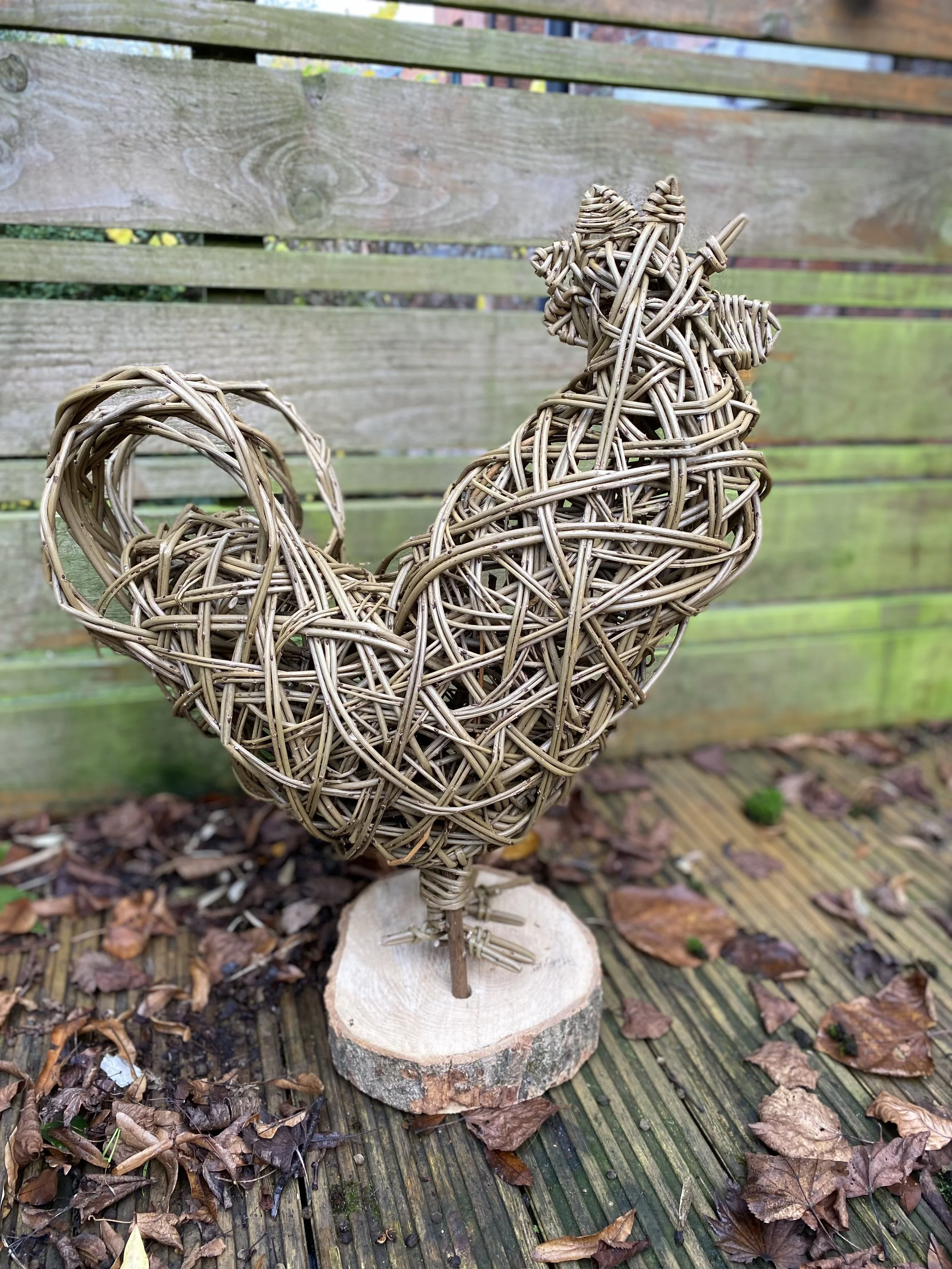 Large Sitting Hare — Juliette Hamilton Willow Sculpture