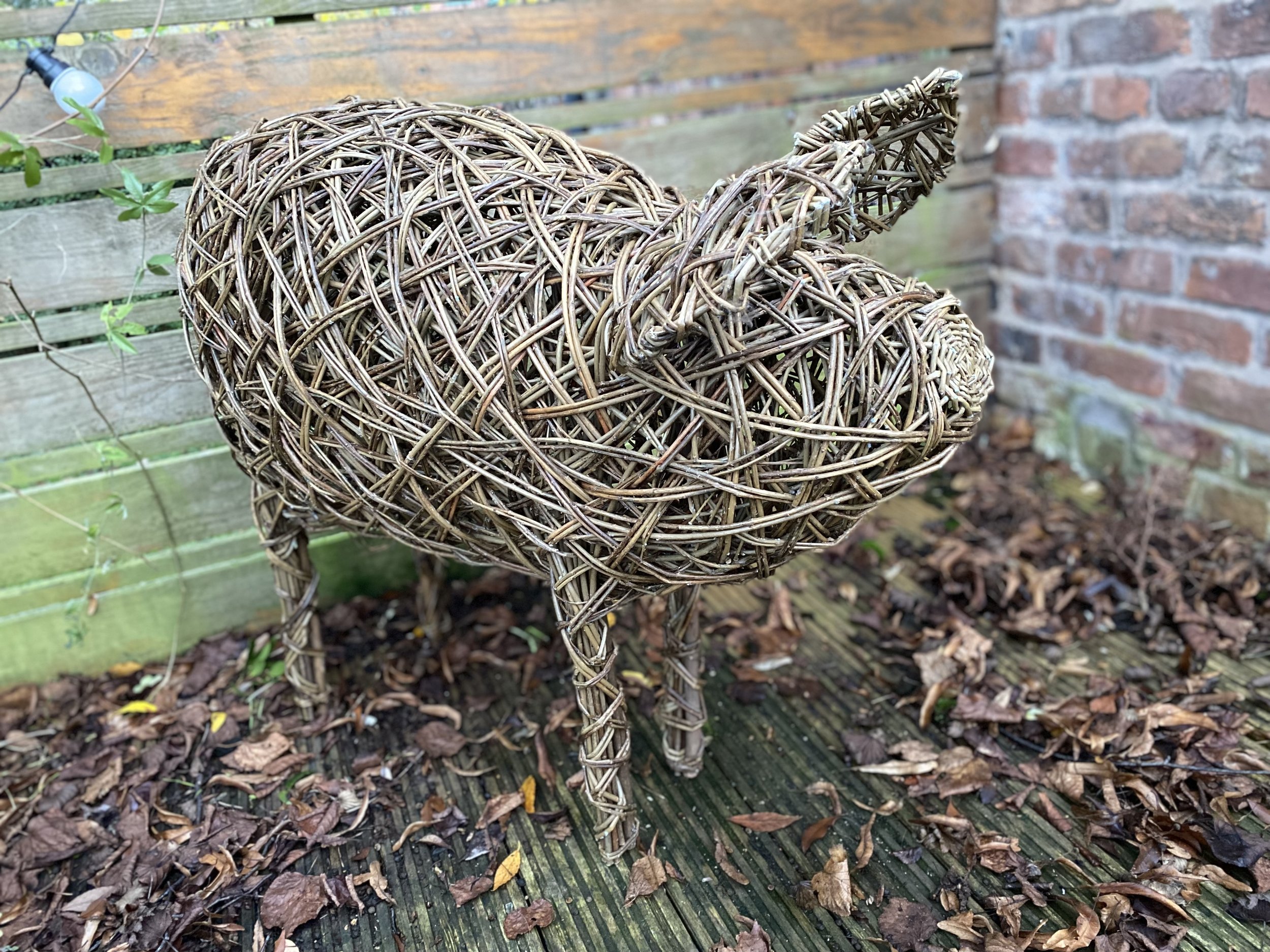 Pig — Juliette Hamilton Willow Sculpture