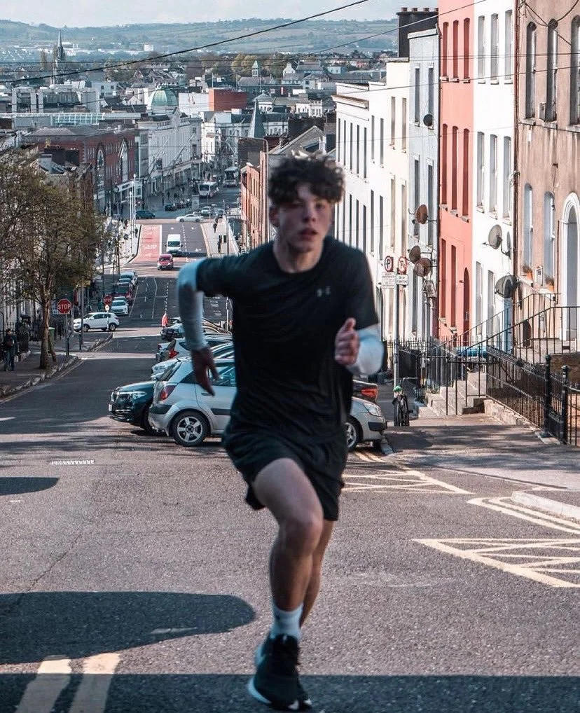 4th Year Liam Gillis runs 50K for Crumlin — St. Francis College Rochestown