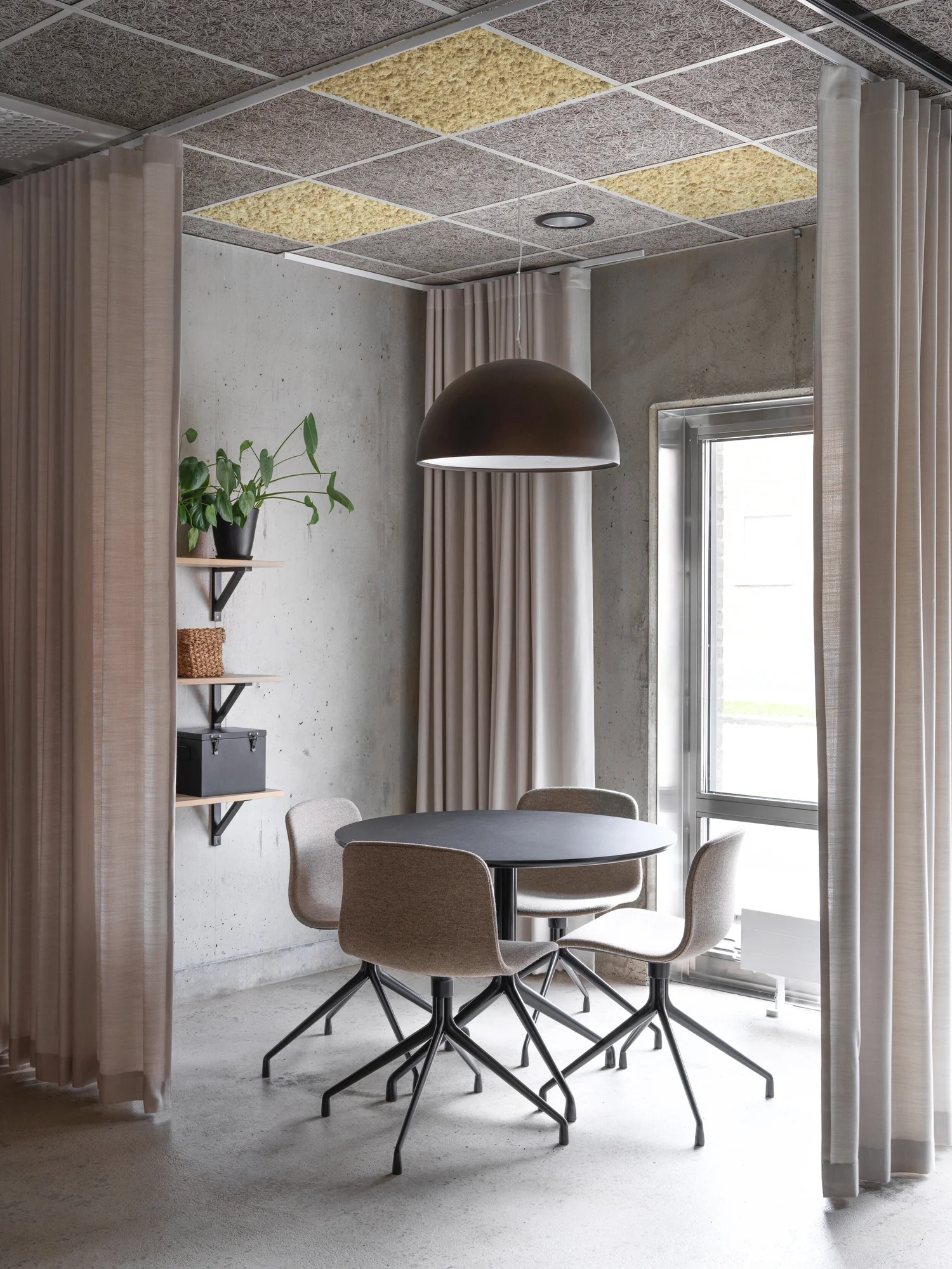 Canopy | Reindeer moss ceiling panels — Nordgröna