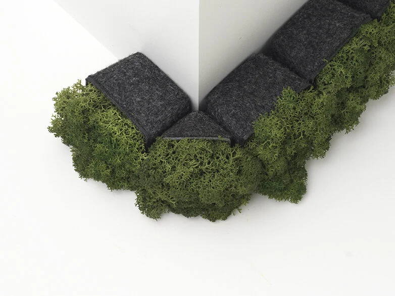 Pixel | Reindeer moss wall — Nordgröna