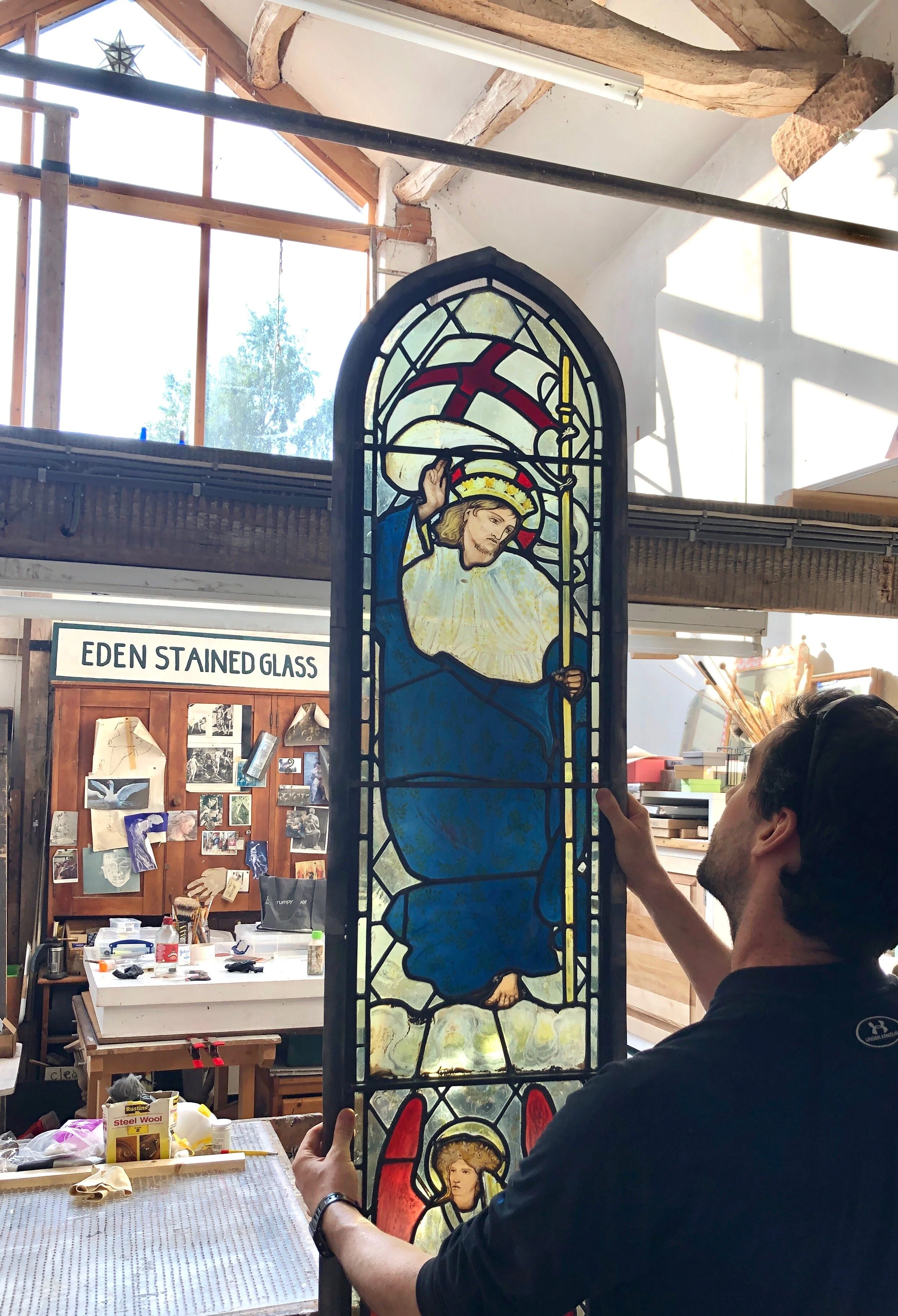 Kirkbampton: Morris Window — EDEN STAINED GLASS