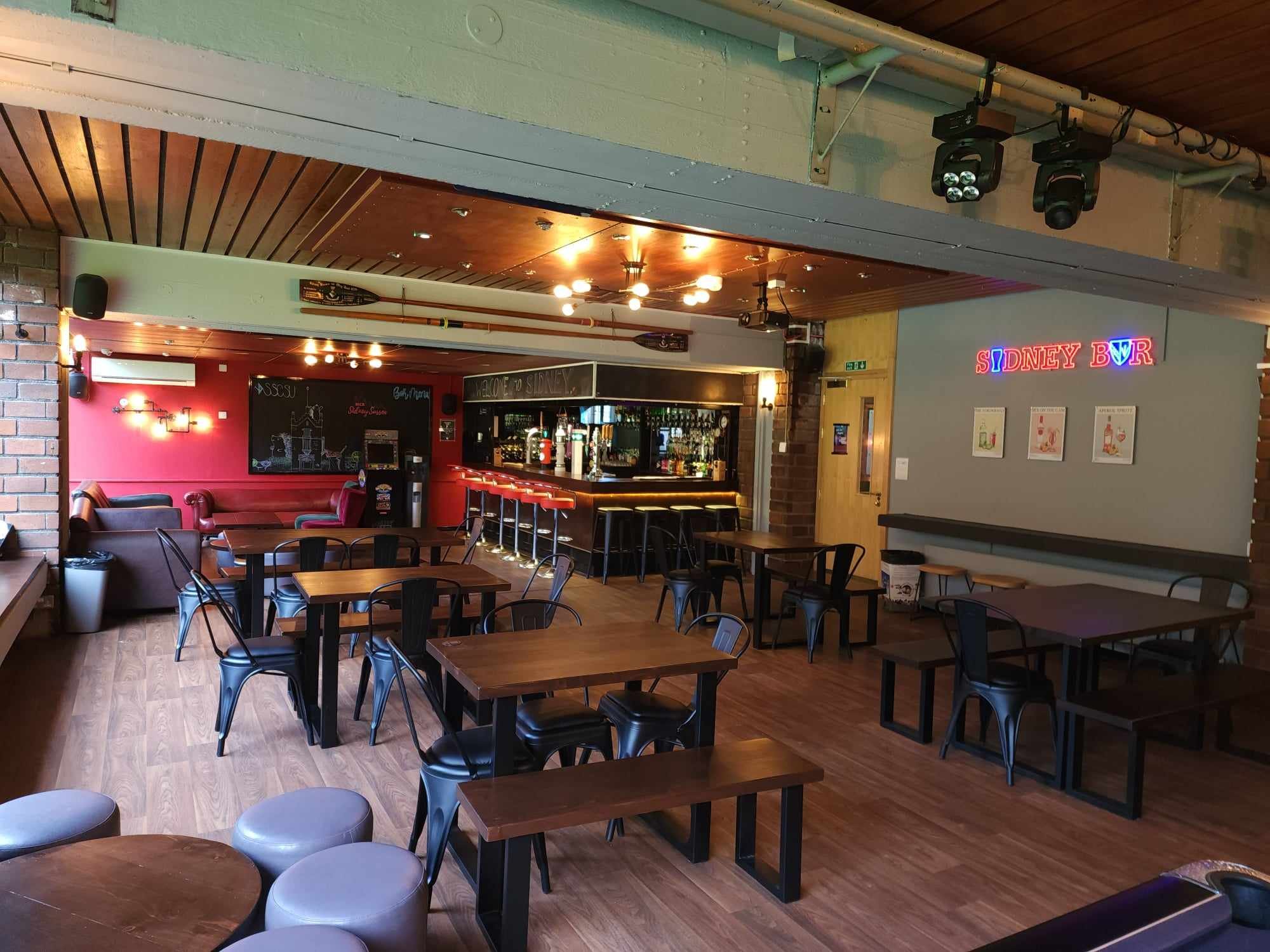 Sidney Bar — Sidney Sussex College Students' Union