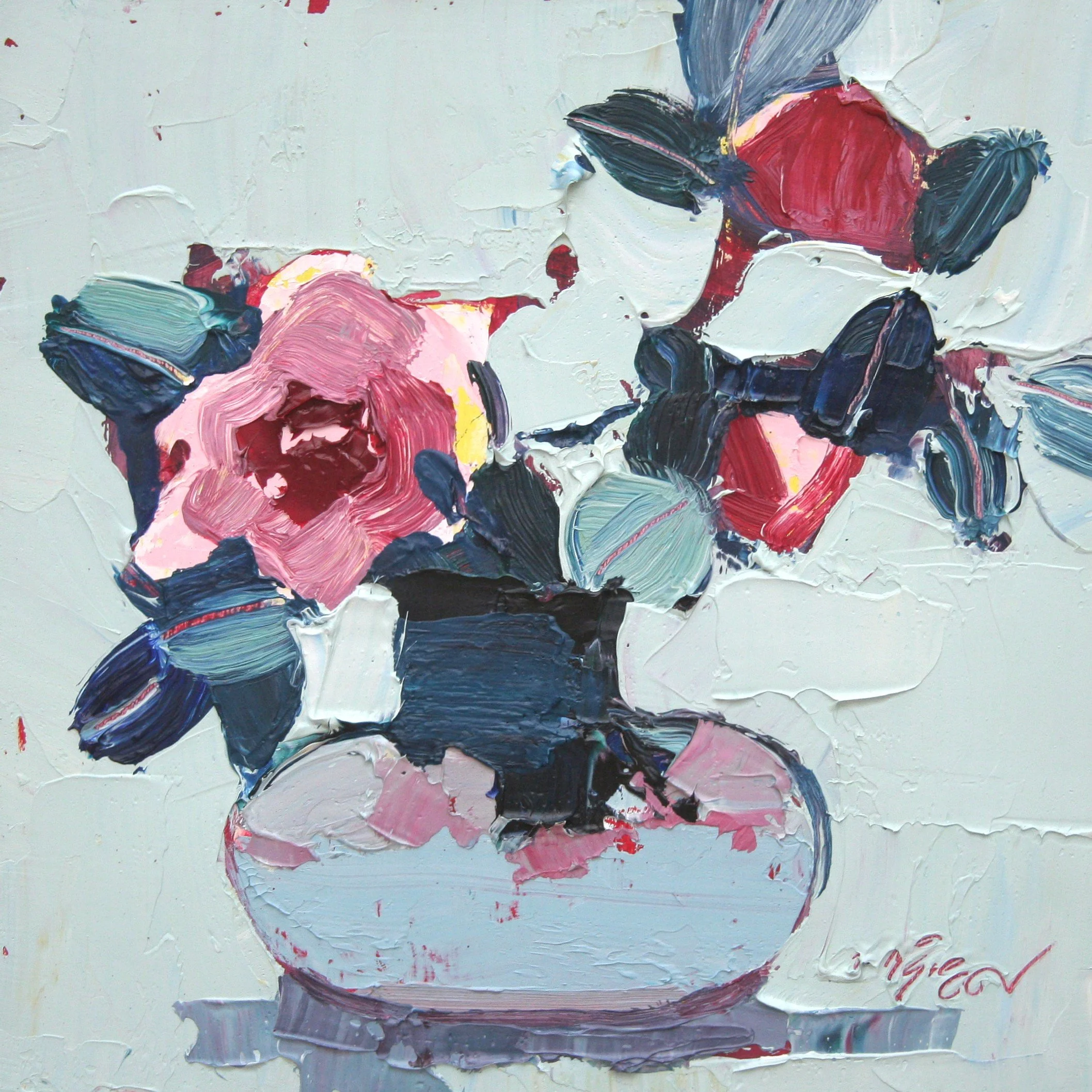 Mhairi McGregor RSW Pink Roses — Dockside Gallery