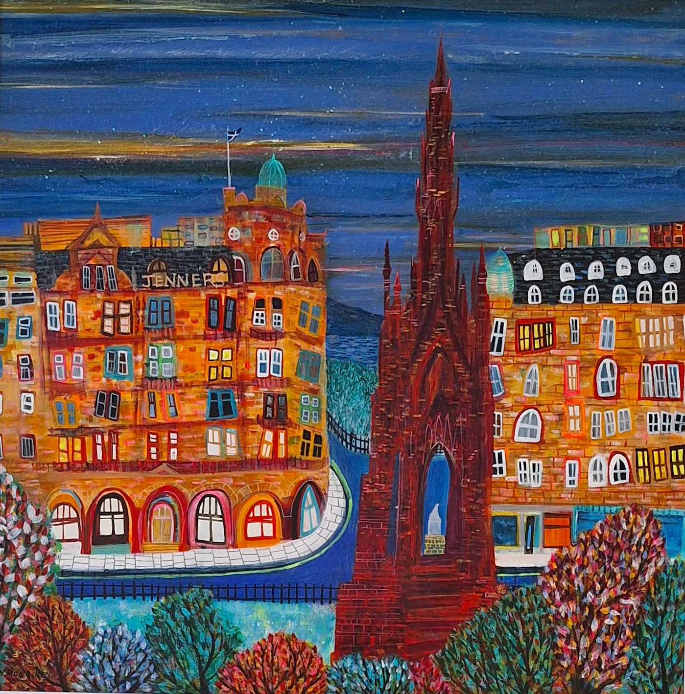 Nikki Monaghan Jenners And The Scott Monument — Dockside Gallery