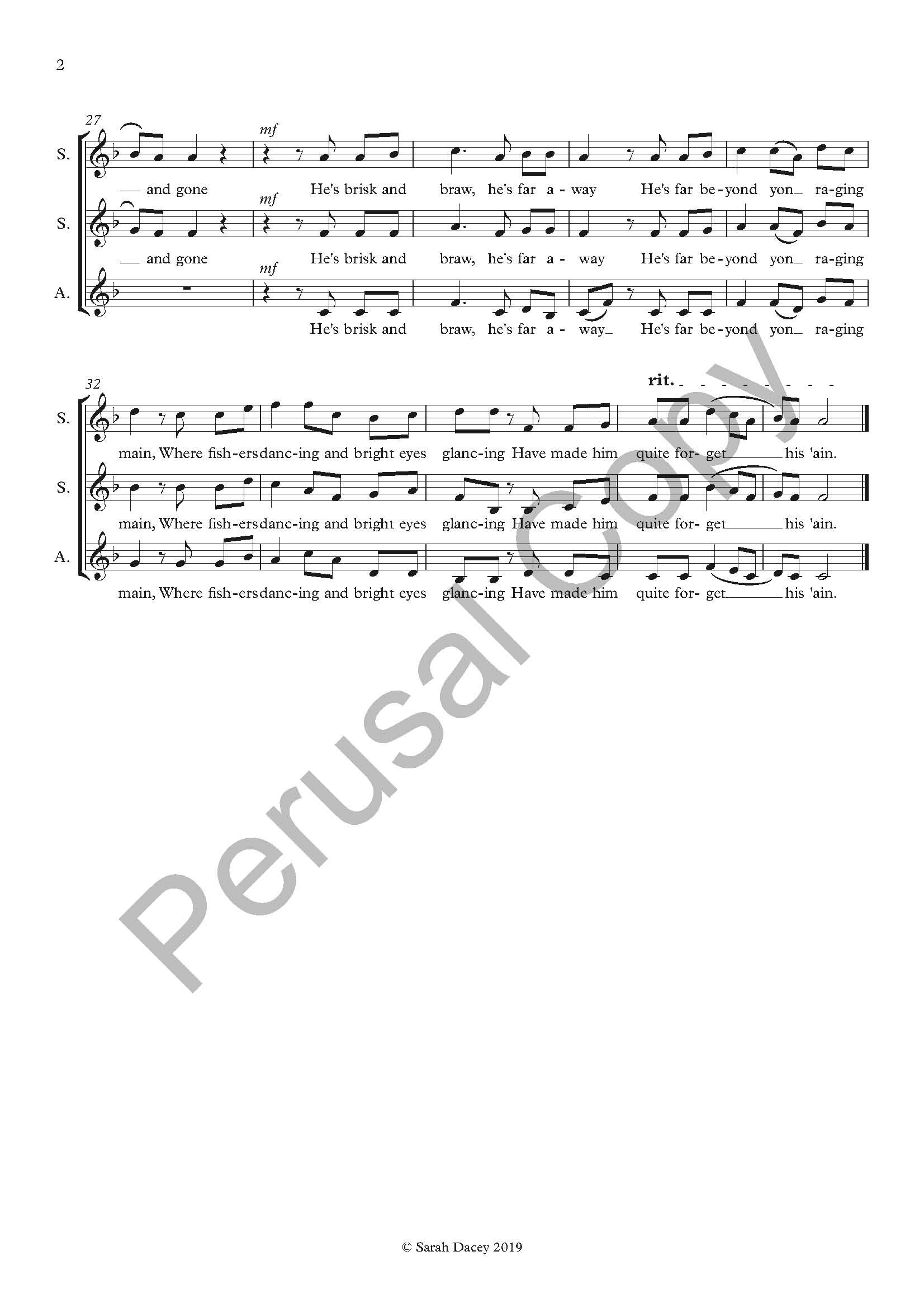 I drew my ship (for unaccompanied SSA) — Singer Composer