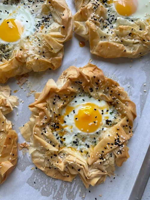 breakfast börek (egg + cheese phyllo pastries) — TOASTEDTABLE