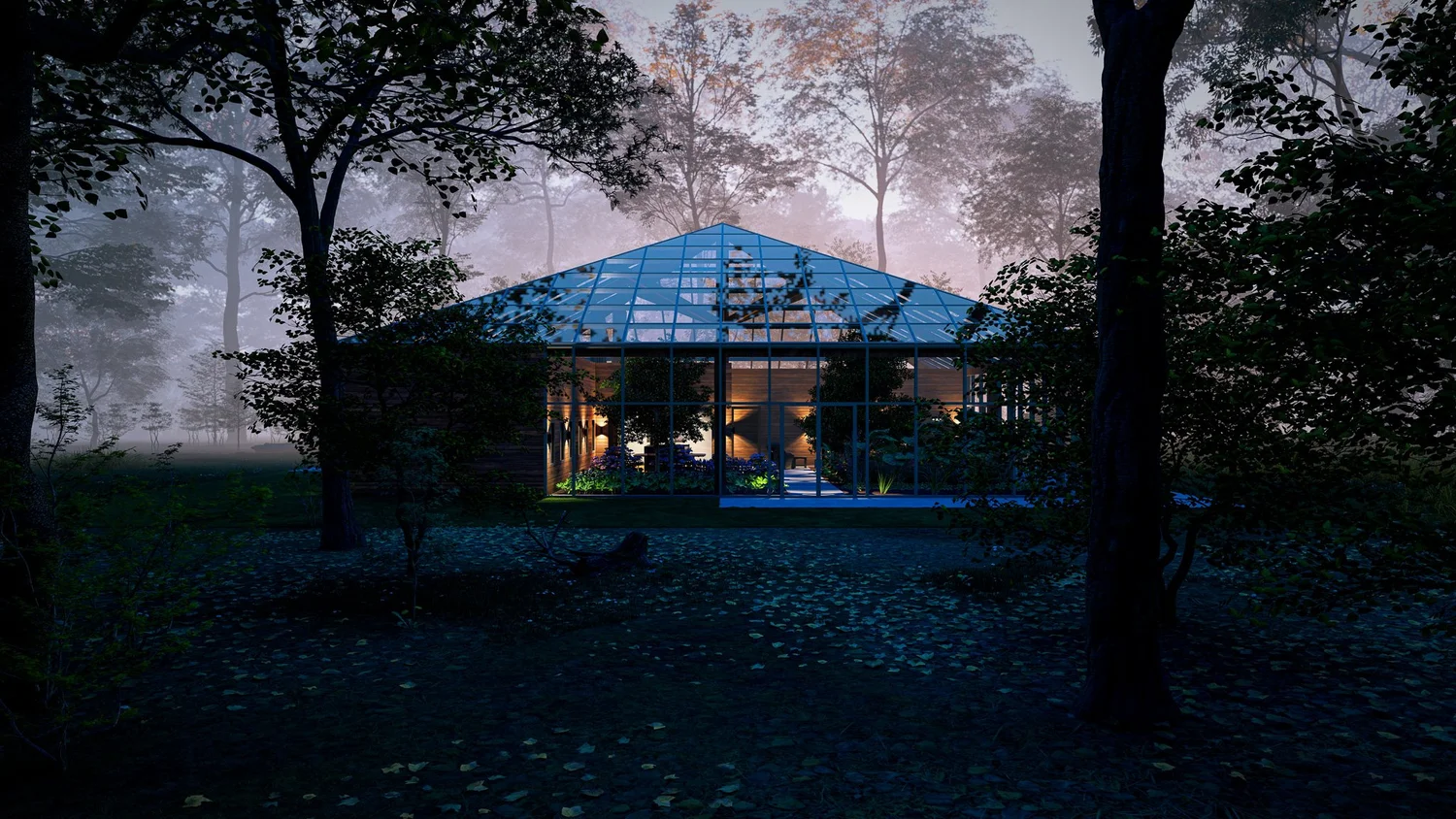 Home in a Pyramid Greenhouse — Ung Studio