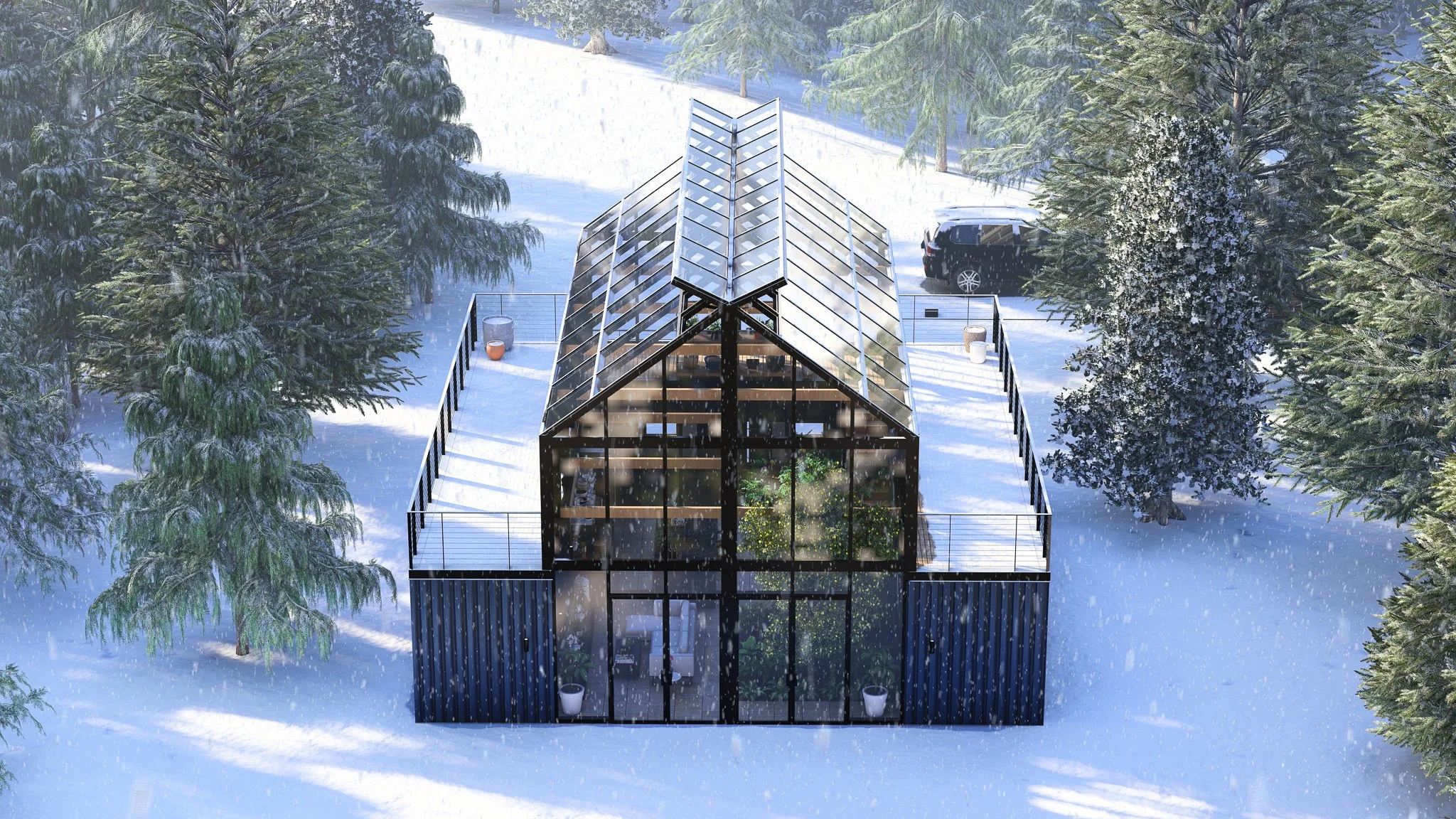 Container Greenhouse Home — Ung Studio