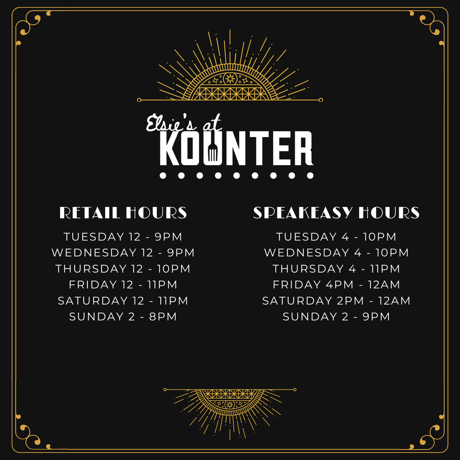 Elsie's — Kounter Dining