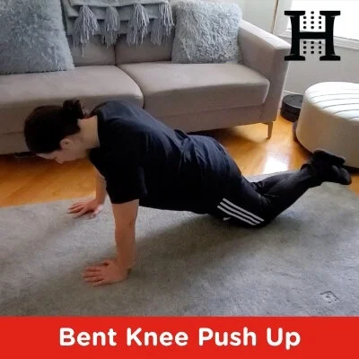 Exercise Tutorial: Bent Knee Push Up