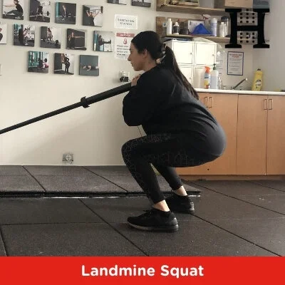 Exercise Tutorial: Landmine Squat