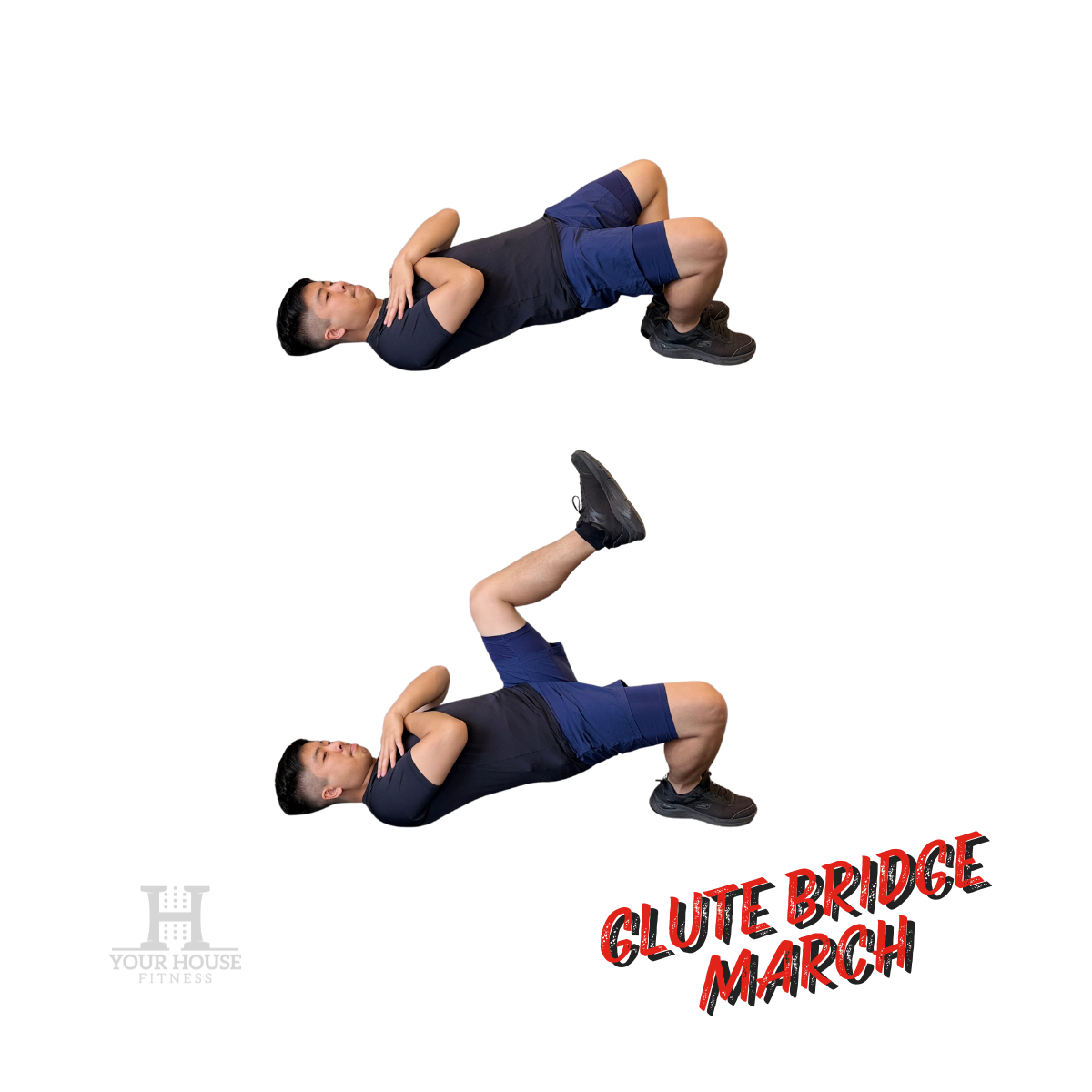 Glute Bridge March How To Do It Benefits Muscles Worked Glute Bridge March How To Do It Benefits Muscles Worked