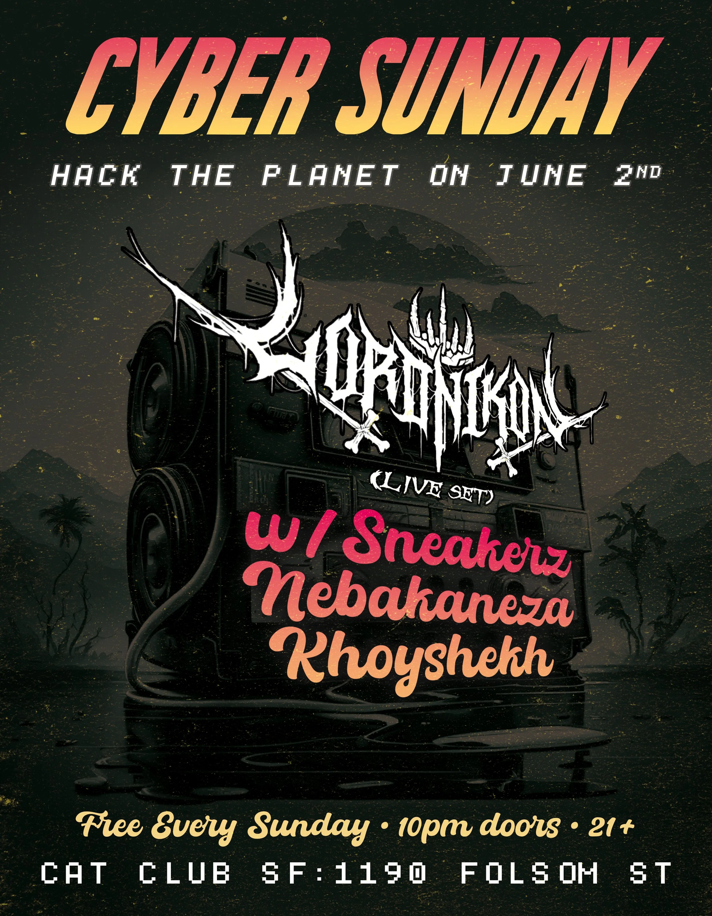 CYBER SUNDAY — CAT CLUB