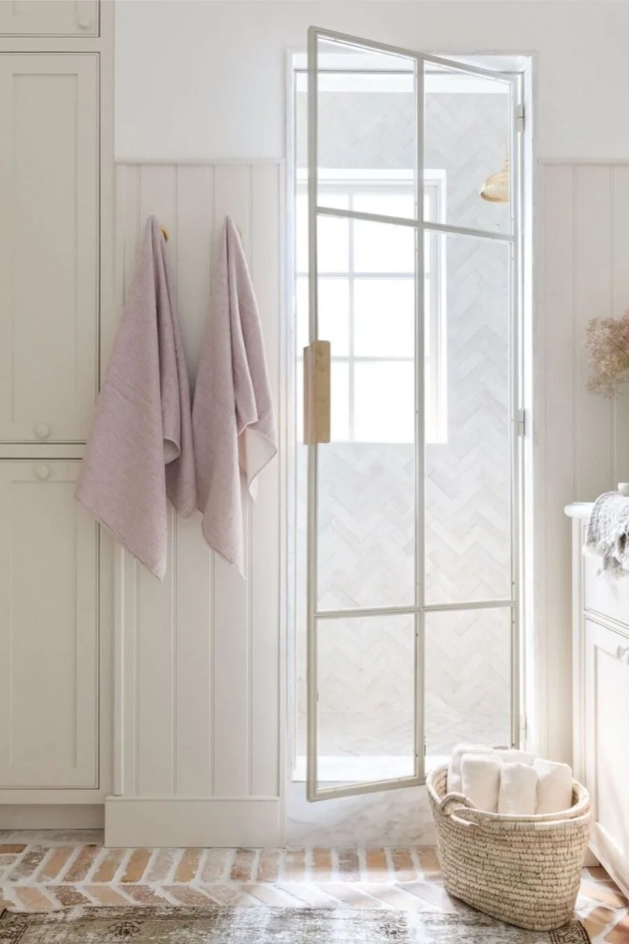 Less Glass, More Class : The Shower Room Design Trend — Tiffany Leigh ...