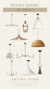 TLD Approved Pendant Lighting — Tiffany Leigh Design