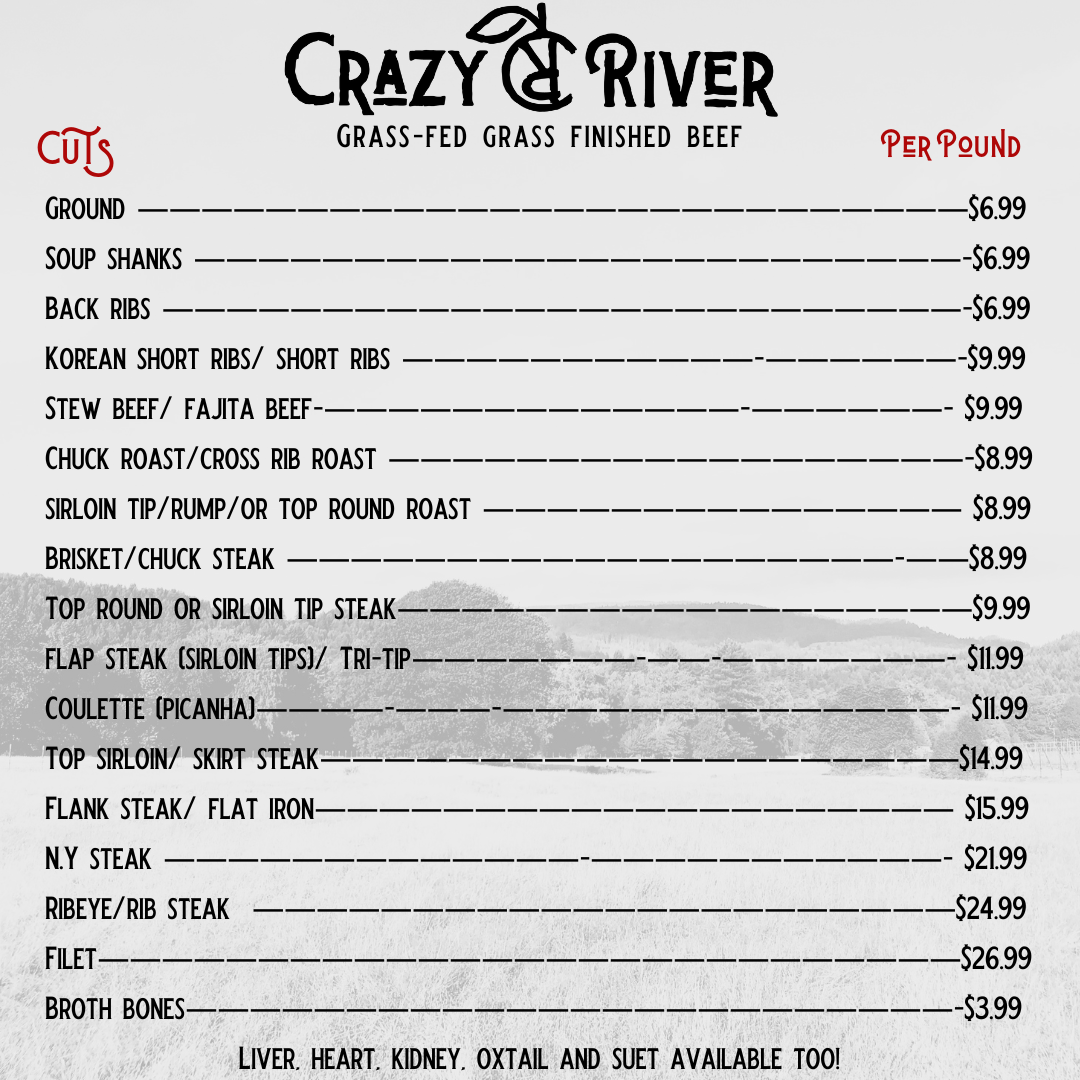 Crazy River Beef — Crazy River Ranch