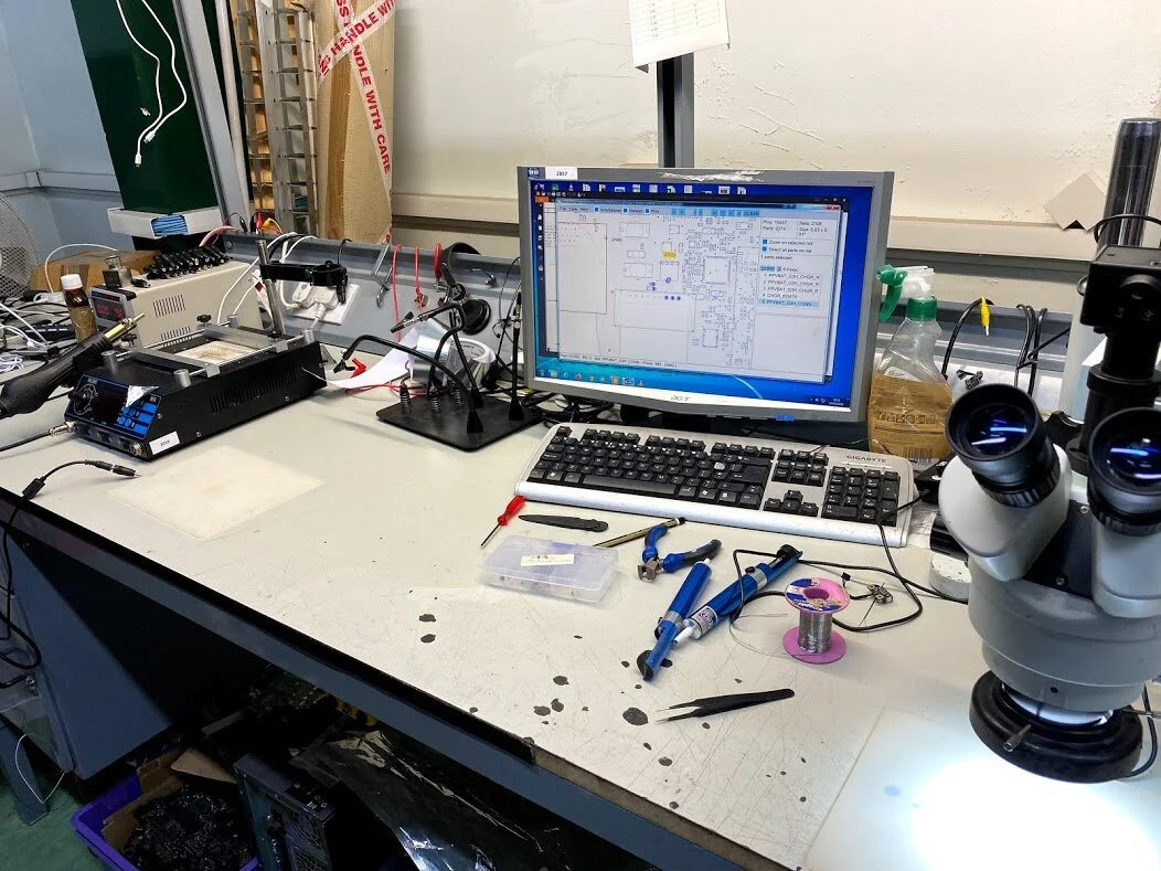 Damaged Computer Lab