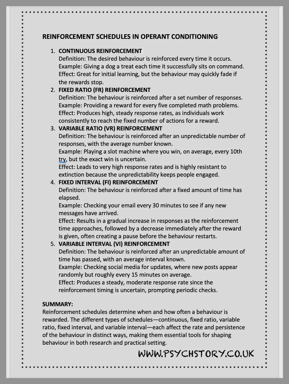 BEHAVIOURAL APPROACH — APPROACHES — PSYCHSTORY