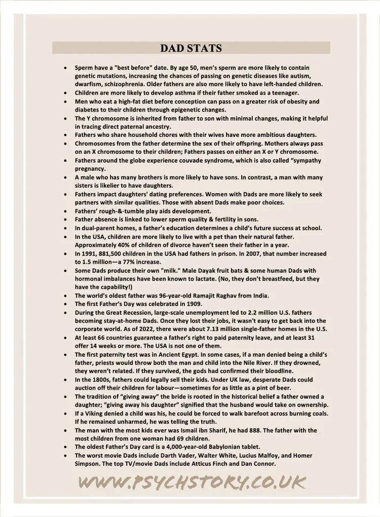 THE ROLE OF THE FATHER IN ATTACHMENT — DEVELOPMENTAL PSYCHOLOGY ...