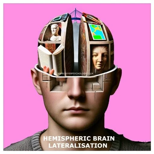 Hemispheric lateralisation: visual, auditory and language centres ...