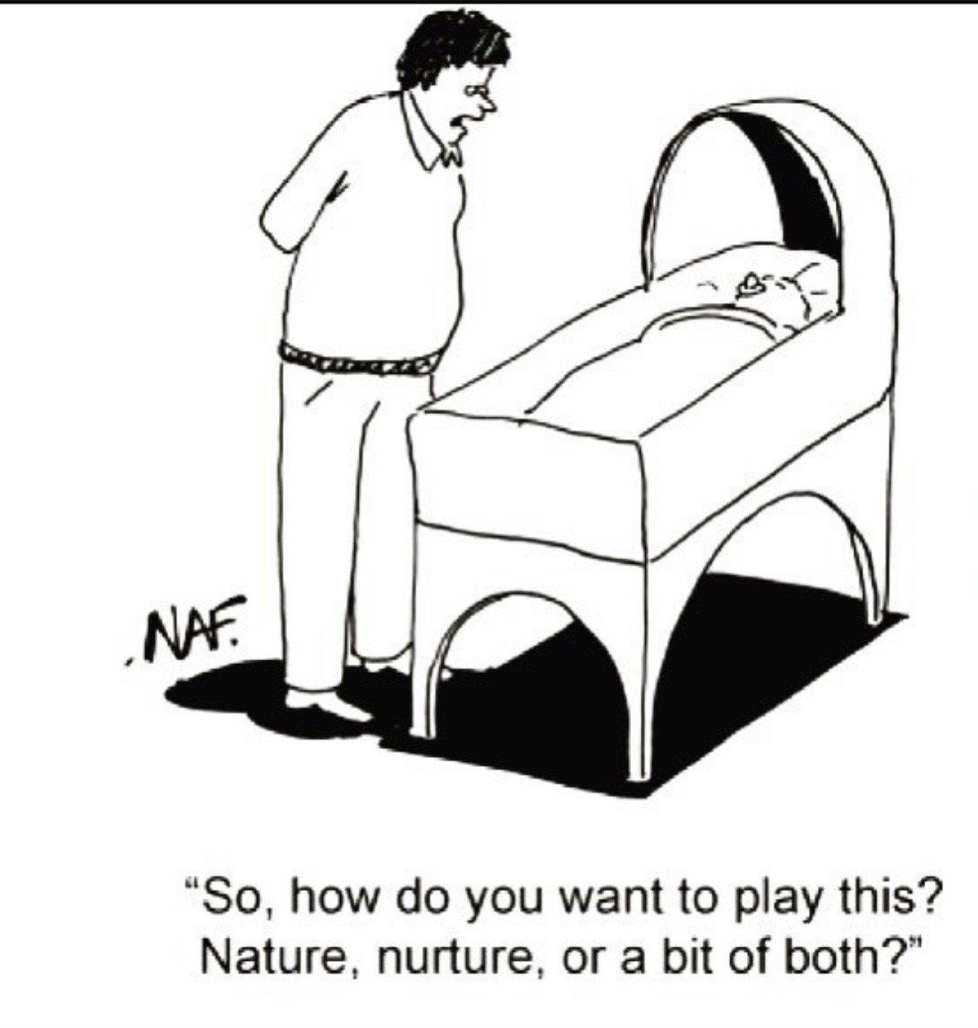 Nature Vs Nurture Cartoon