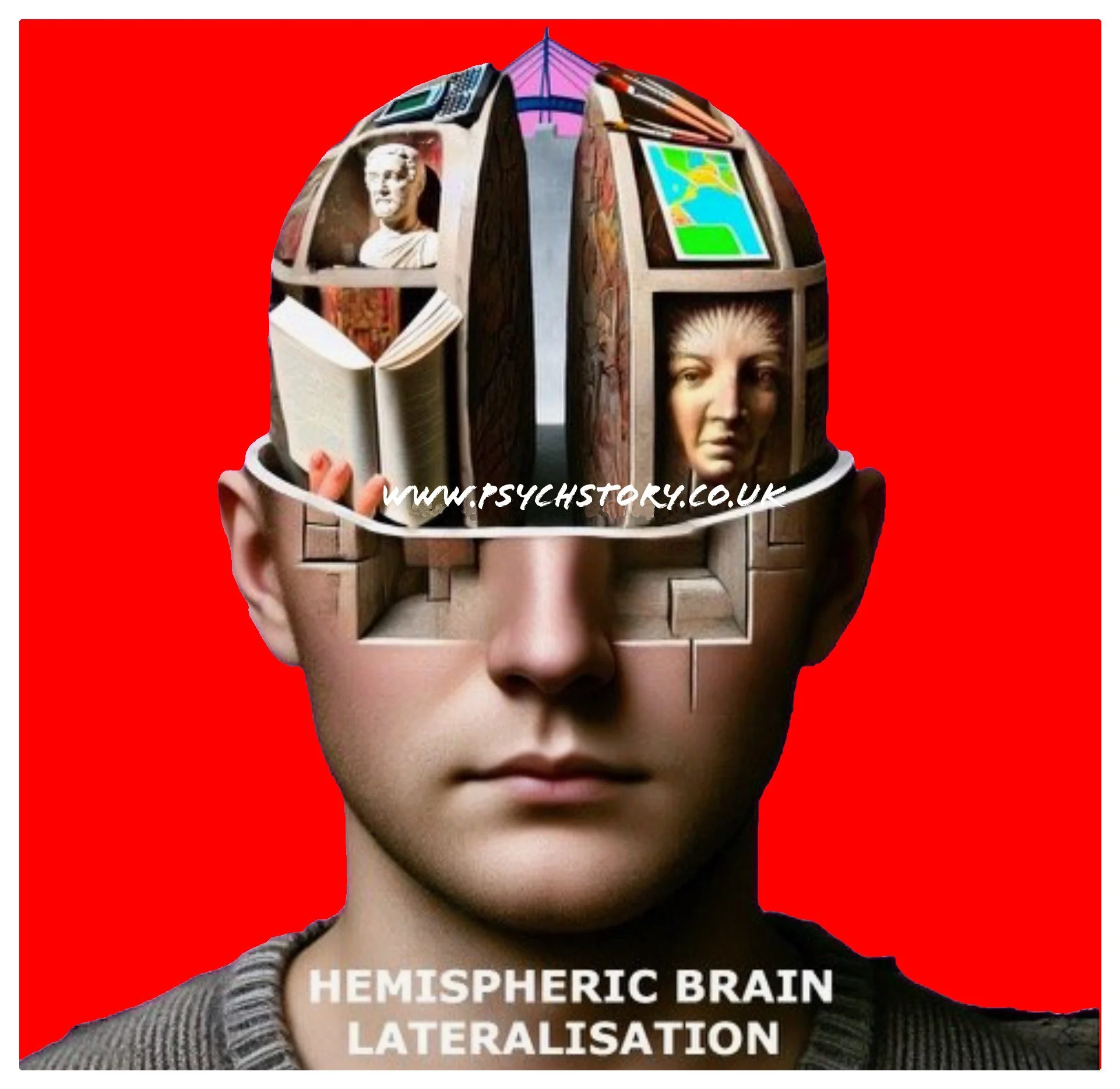 HEMISPHERIC BRAIN LATERALISATION — NEUROSCIENCE — PSYCHSTORY