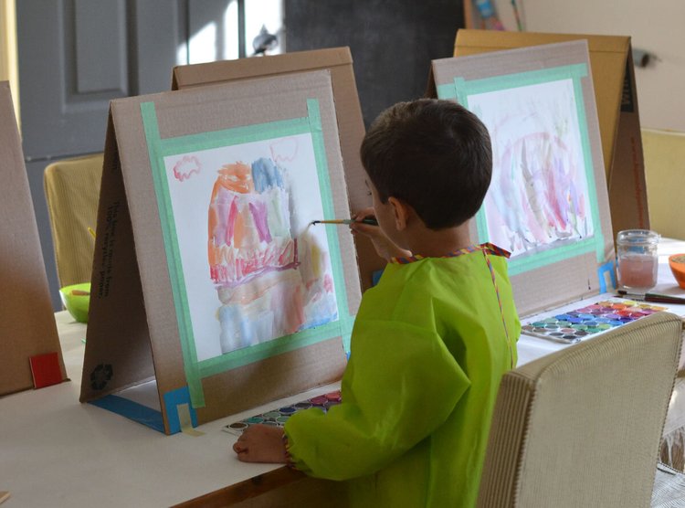 Make a Cardboard Easel — The Creativity Project | Creativity belongs in ...