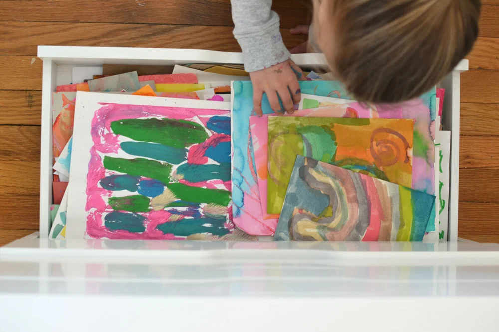 Storing Children’s Art — The Creativity Project | Creativity belongs in ...