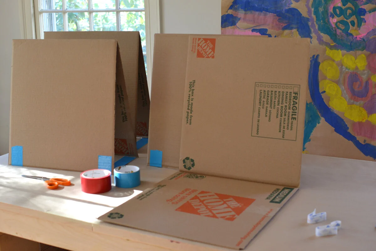 Make a Cardboard Easel — The Creativity Project | Creativity belongs in ...