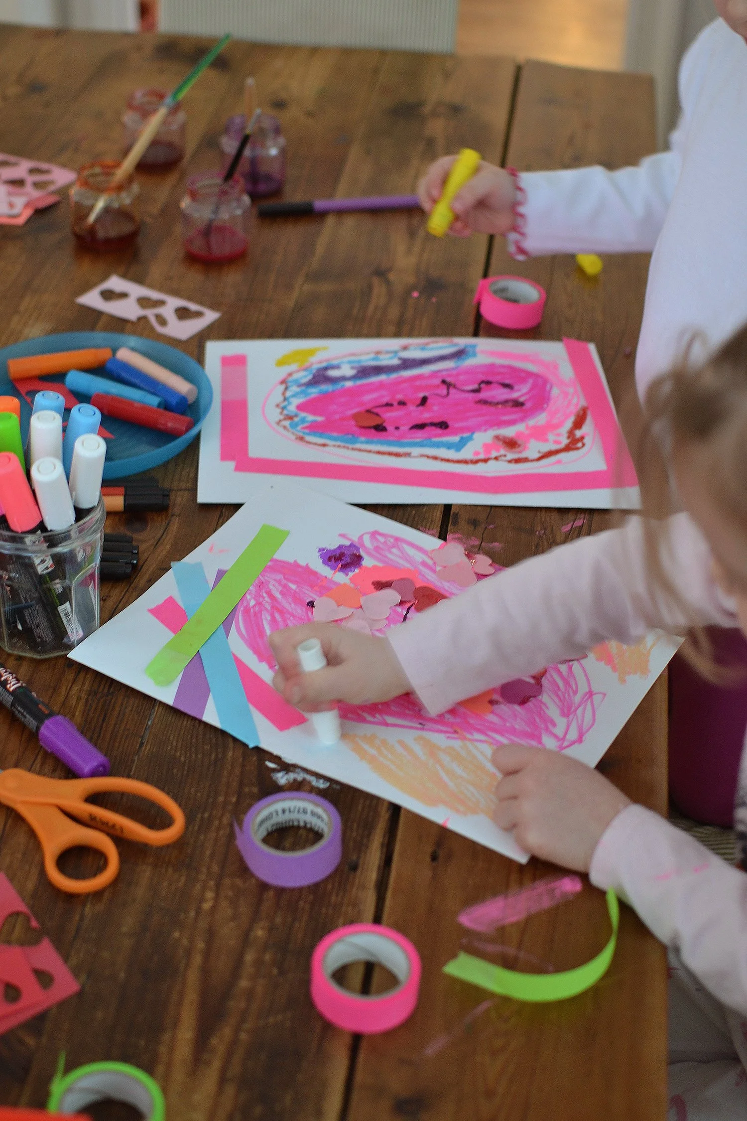 Process Art with Stickers and Tape — The Creativity Project ...