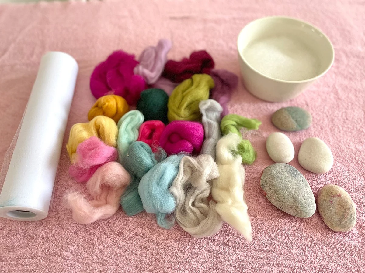 Make: Wet Felted Stones — The Creativity Project | Creativity belongs ...