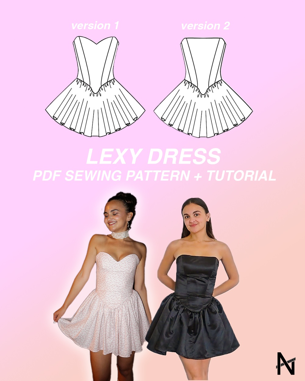 Basic Bodysuit PDF Sewing Pattern — Natalia Trevino Amaro