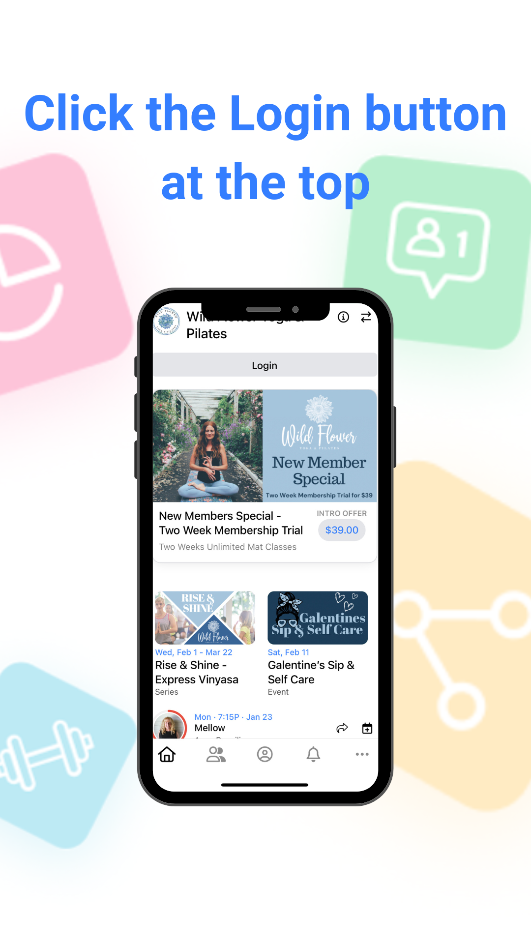 How To Use Our Schedule Software — Wild Flower Yoga