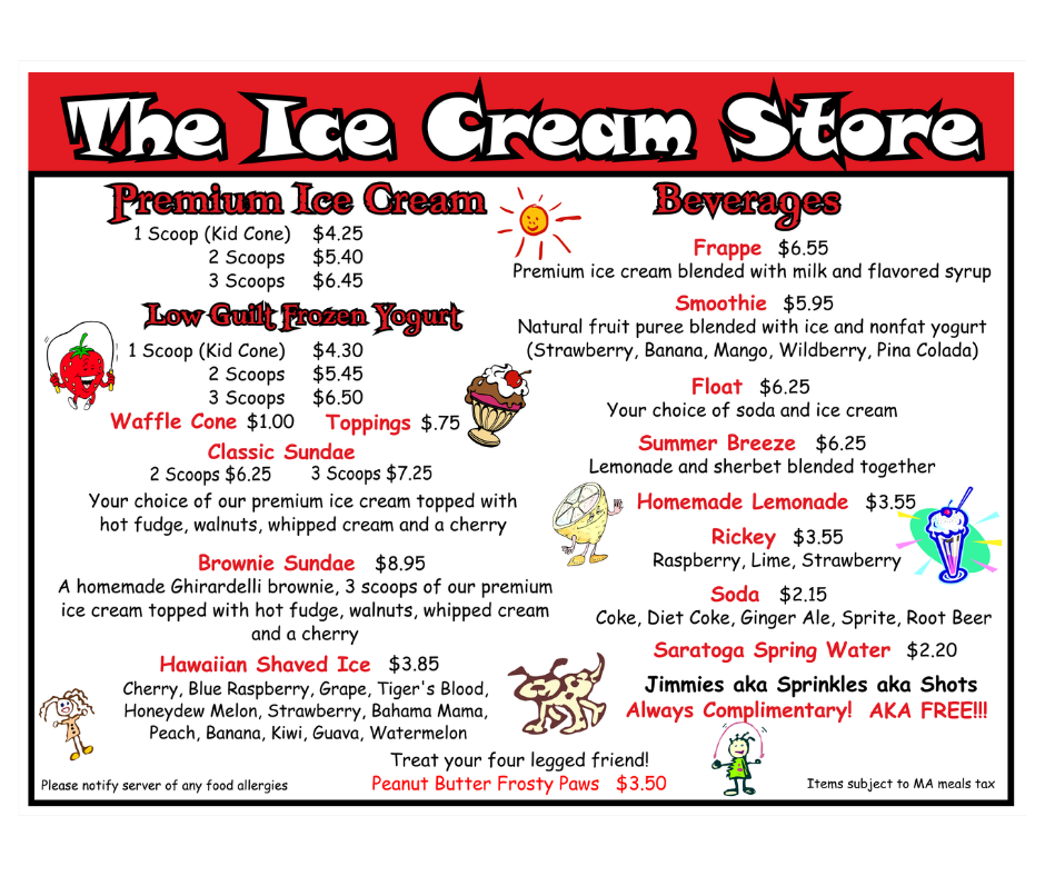 The Ice Cream Store — Bean And Leaf Café The Ice Cream Store