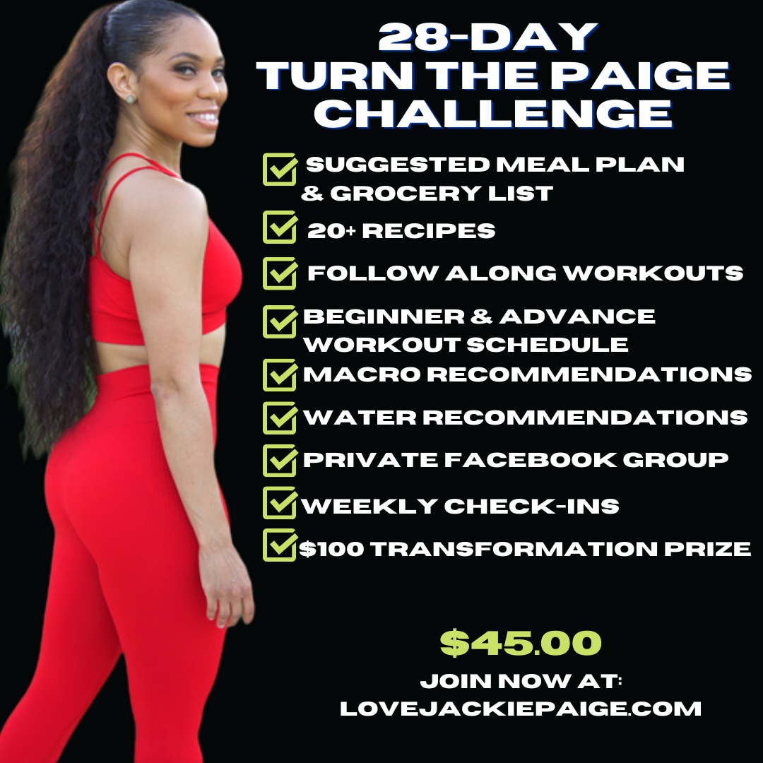 28-Day Turn The Paige Fitness Challenge — Jackie Paige